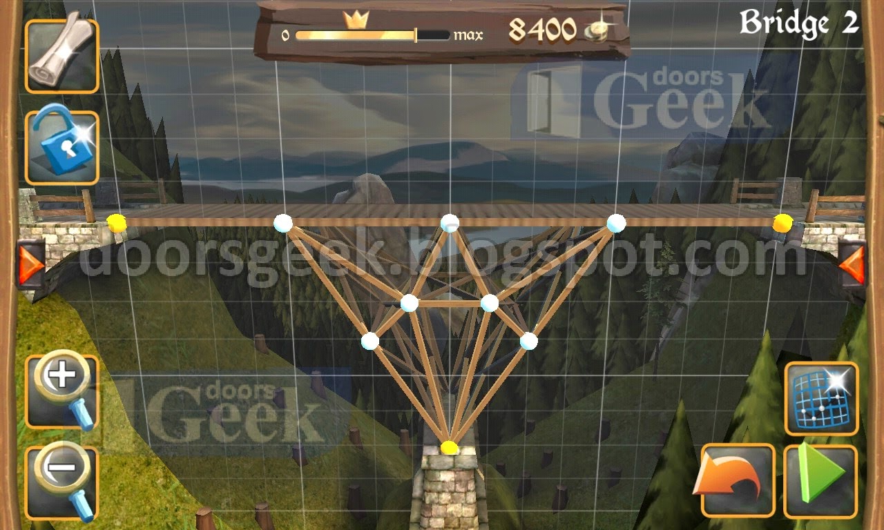 Bridge Constructor (BC) Medieval [Into Battle!] Bridge 2 ~ Doors Geek